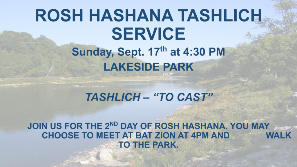 Rosh Hashana Tashlich Service – Bat Zion Messianic Congregation